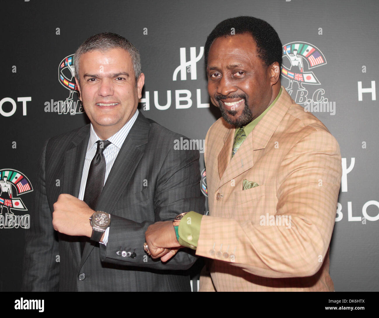 Hublot CEO Ricardo Guadalupe and Thomas Hearns WBC and Hublot Watches ...