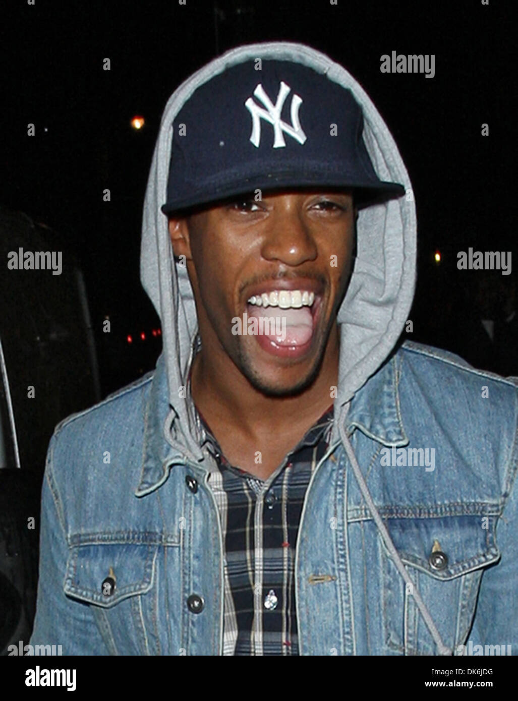 Tre Holloway, leaving Mahiki nightclub. London, England - 26.09.12 ...