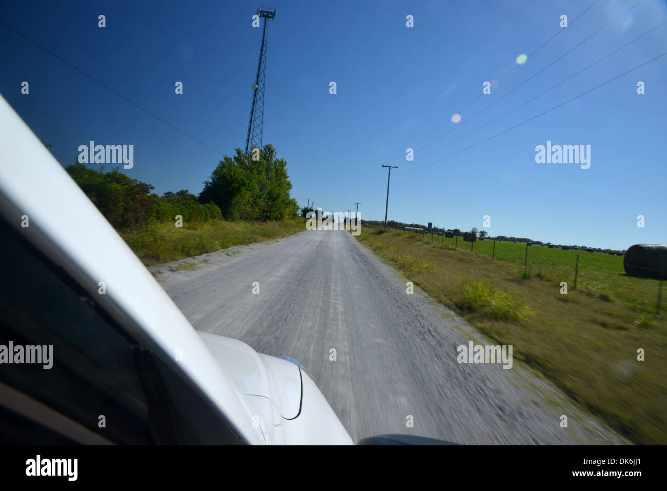 Driving Oklahoma Route 66 - Historic 1922 Ribbon Road-Sidewalk Highway ...