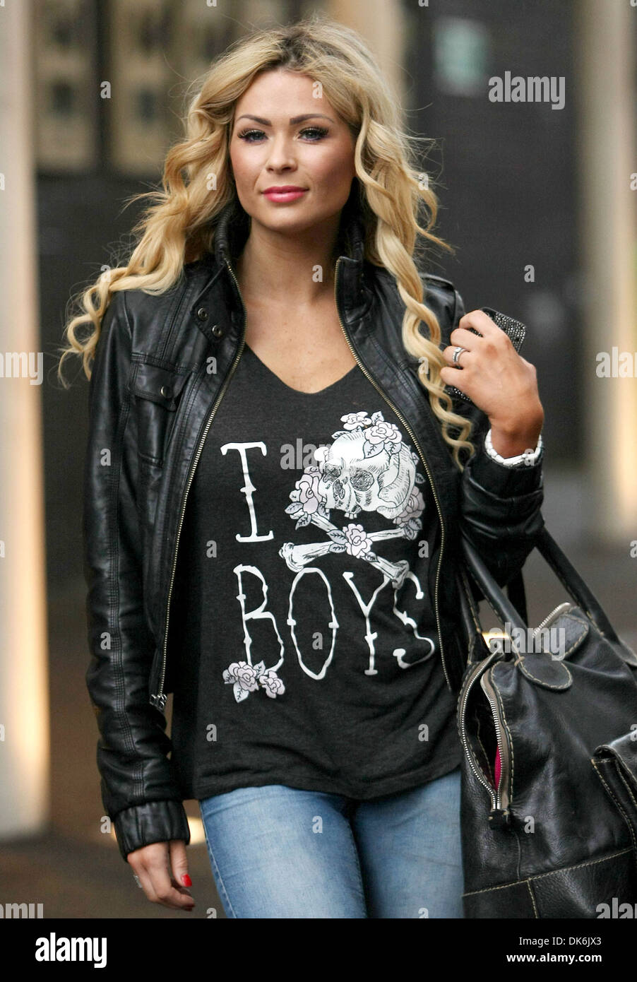 Nicola McLean at the ITV studios London, England - 26.09.12 Stock Photo ...