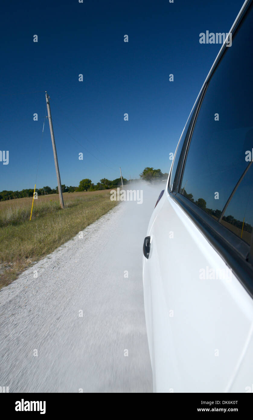 Driving Oklahoma Route 66 - Historic 1922 Ribbon Road-Sidewalk Highway ...