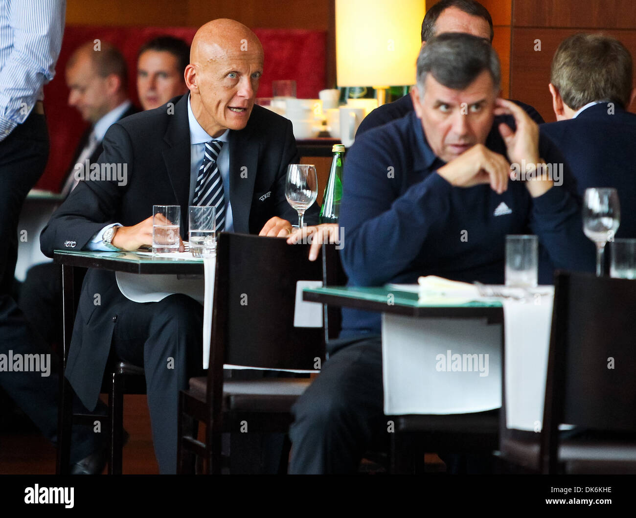 Pierluigi Collina attending UEFA National Coaches Conference at Hilton ...