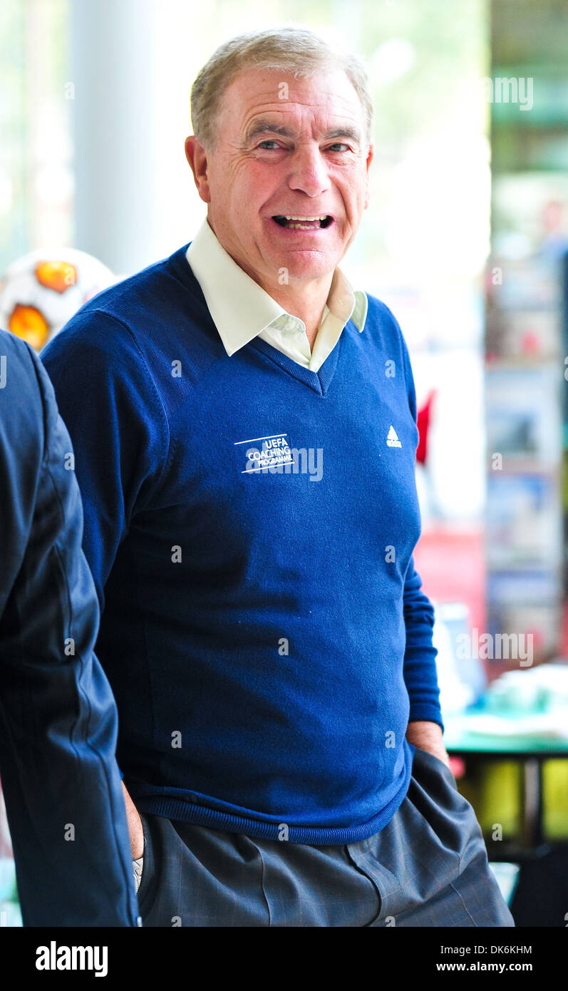 Trevor Brooking attending UEFA National Coaches Conference at Hilton ...