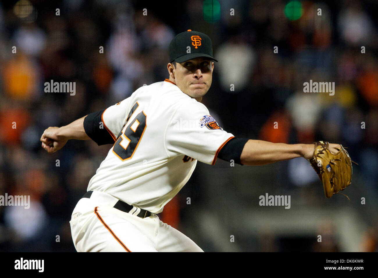 June 6, 2011 - San Francisco, California, U.S - Giants relief pitcher ...