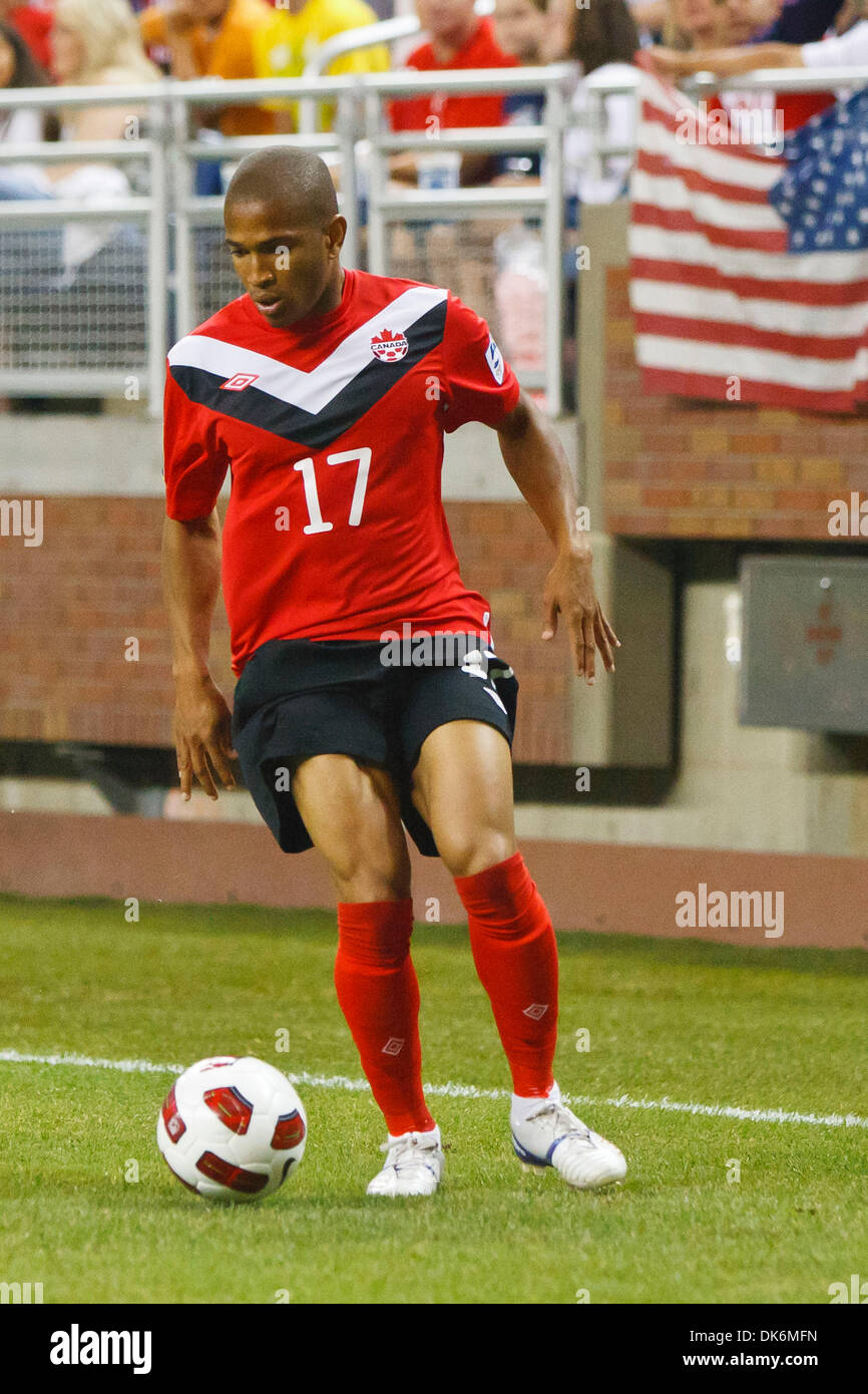 June 7, 2011 - Detroit, Michigan, U.S - Canada forward Simeon Jackson ...