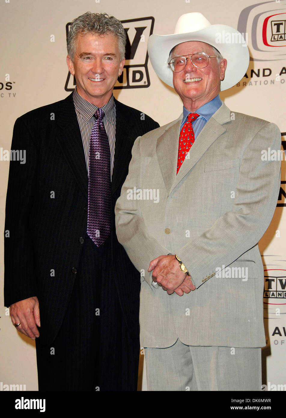 Larry Hagman and Patrick Duffy TV Land Awards Los Angeles California ...