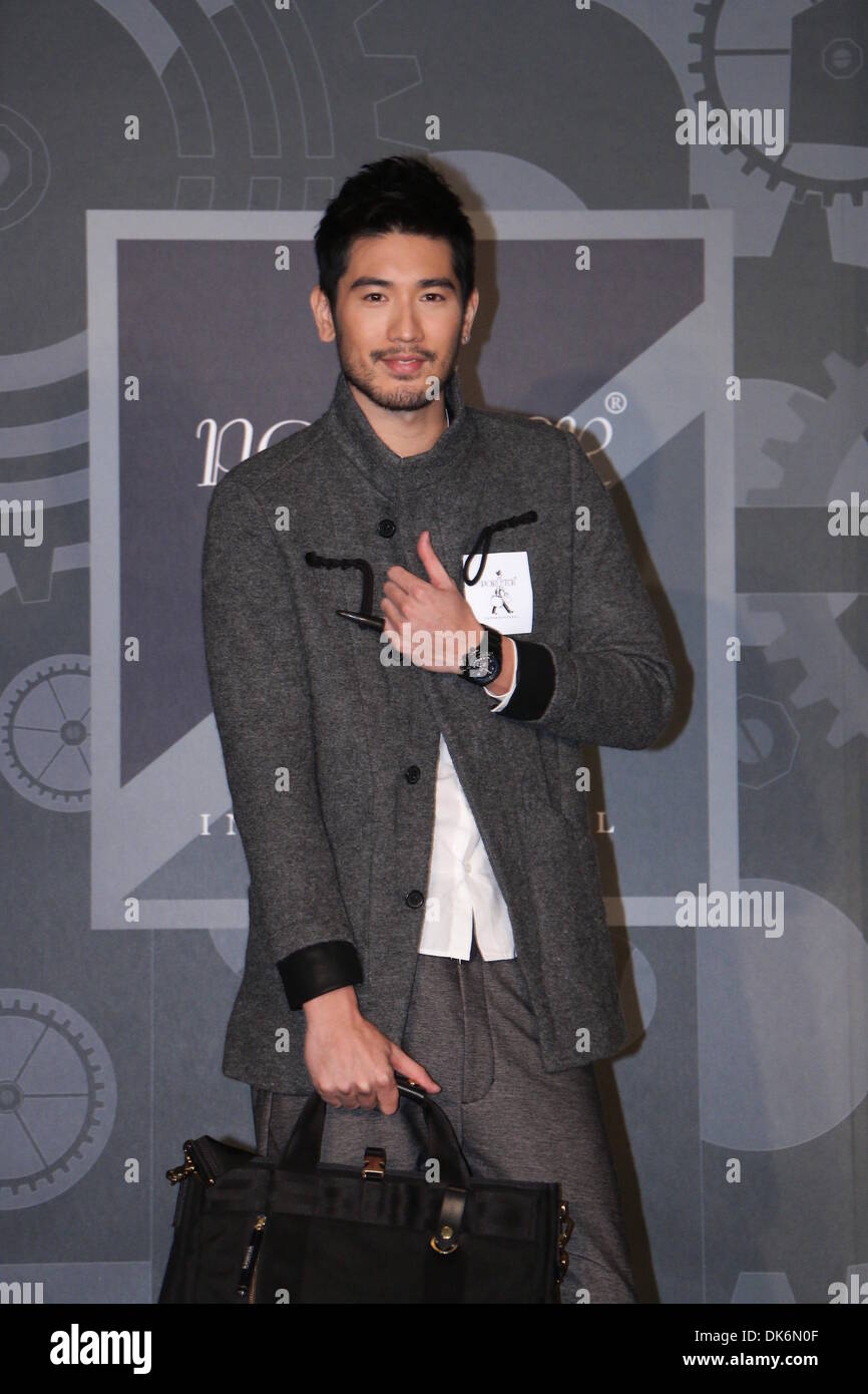 Taipei, Taiwan. 2nd Dec, 2013. Actor Godfrey Gao attends commercial ...