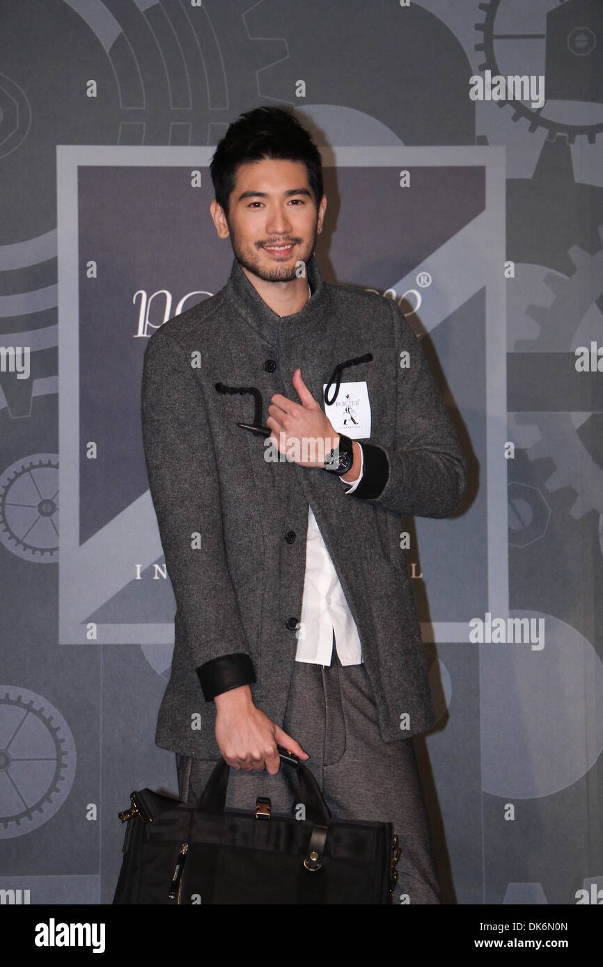 Taipei, Taiwan. 2nd Dec, 2013. Actor Godfrey Gao attends commercial ...