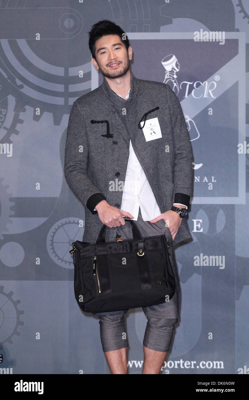 Taipei, Taiwan. 2nd Dec, 2013. Actor Godfrey Gao attends commercial ...