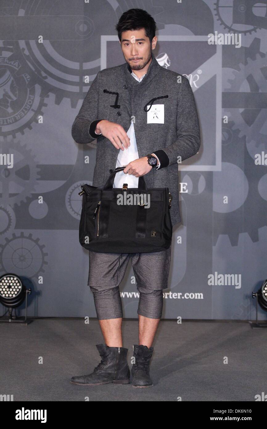 Taipei, Taiwan. 2nd Dec, 2013. Actor Godfrey Gao attends commercial ...