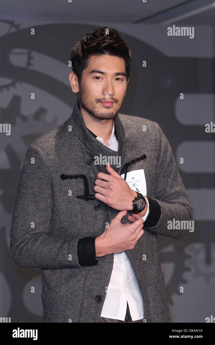 Taipei, Taiwan. 2nd Dec, 2013. Actor Godfrey Gao attends commercial ...