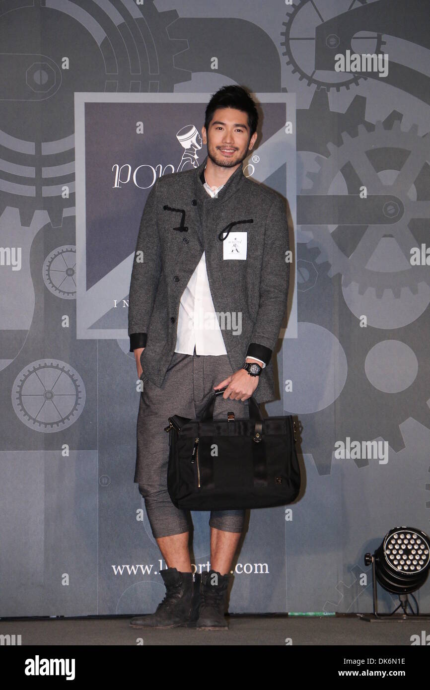 Taipei, Taiwan. 2nd Dec, 2013. Actor Godfrey Gao attends commercial ...