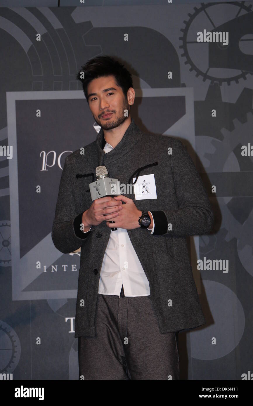 Taipei, Taiwan. 2nd Dec, 2013. Actor Godfrey Gao attends commercial ...