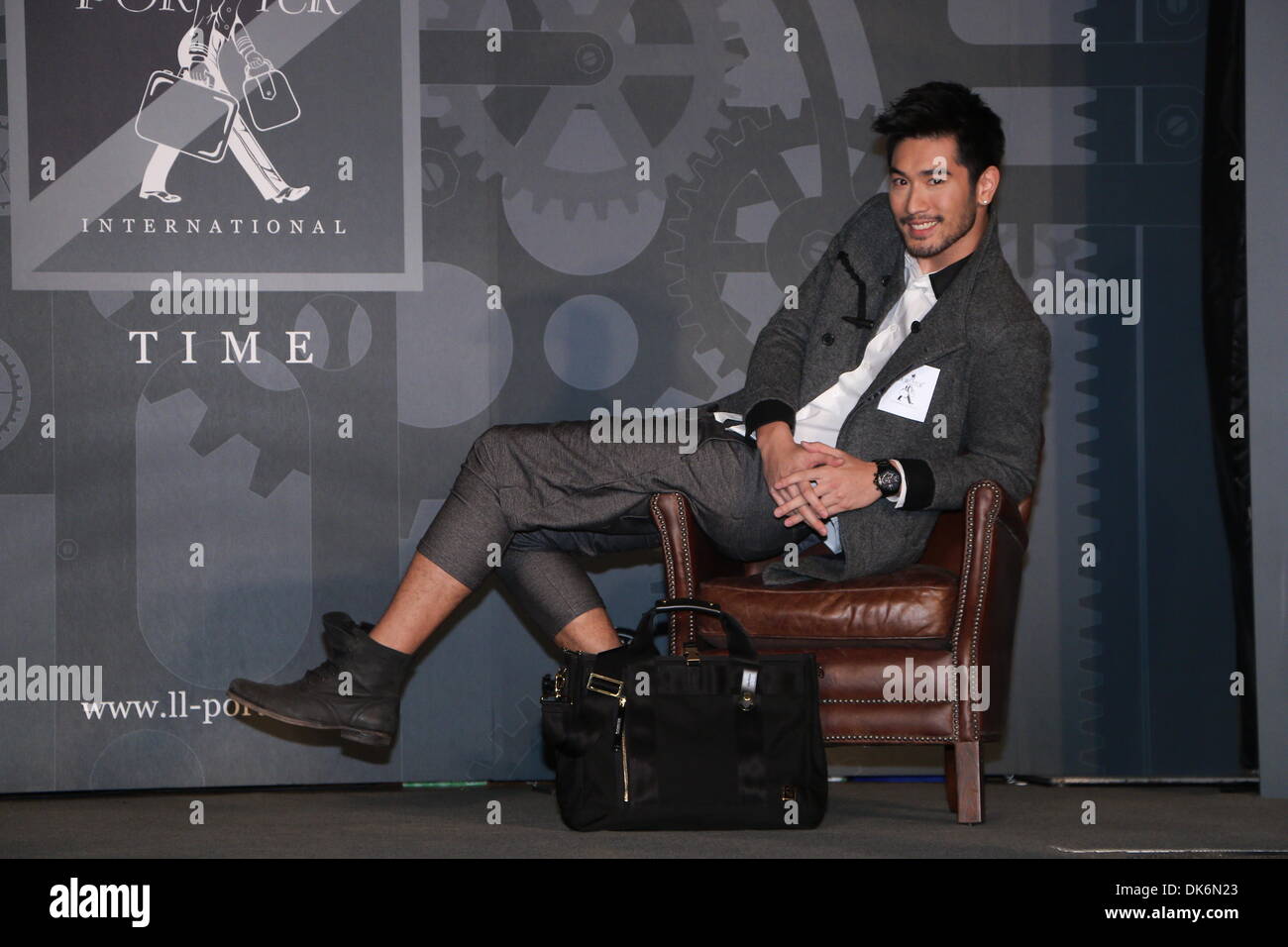 Taipei, Taiwan. 2nd Dec, 2013. Actor Godfrey Gao attends commercial ...