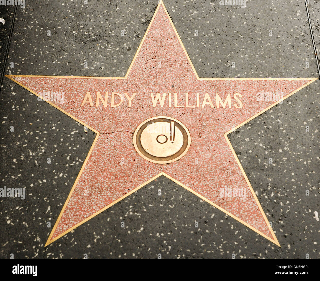 Andy Williams' 'Star' on Hollywood walk of fame in Hollywood Los ...