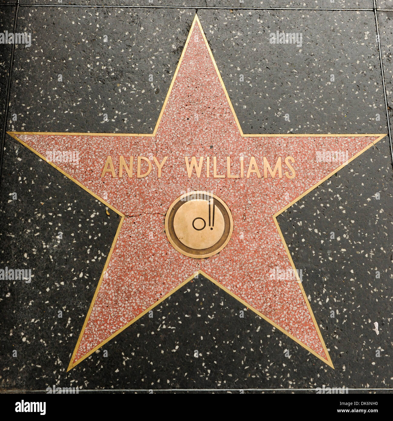 Andy Williams' 'Star' on Hollywood walk of fame in Hollywood Los ...