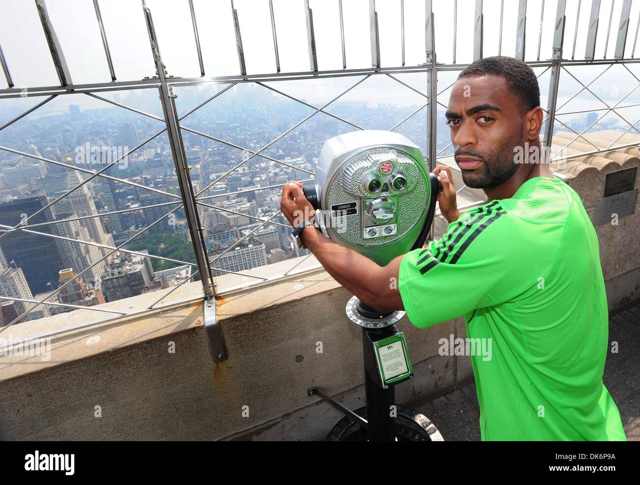 June 9, 2011 - Manhattan, New York, U.S. - TYSON GAY, American Olympic ...