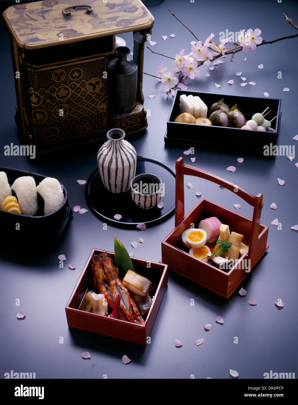 Japanese traditional dishes Stock Photo - Alamy