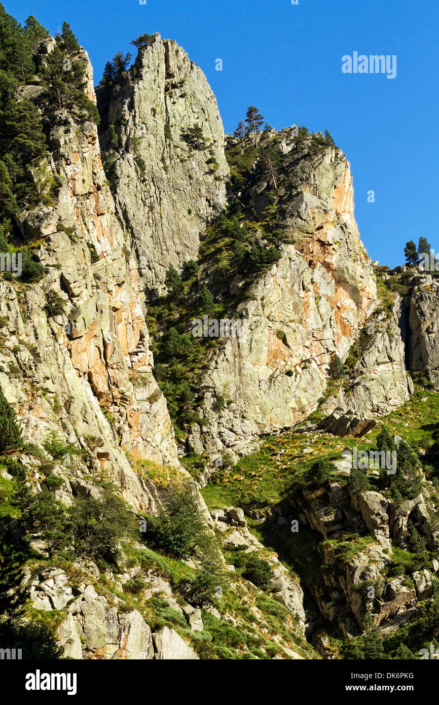 Beautiful mountain peaks in Spain (Pyreness Stock Photo - Alamy