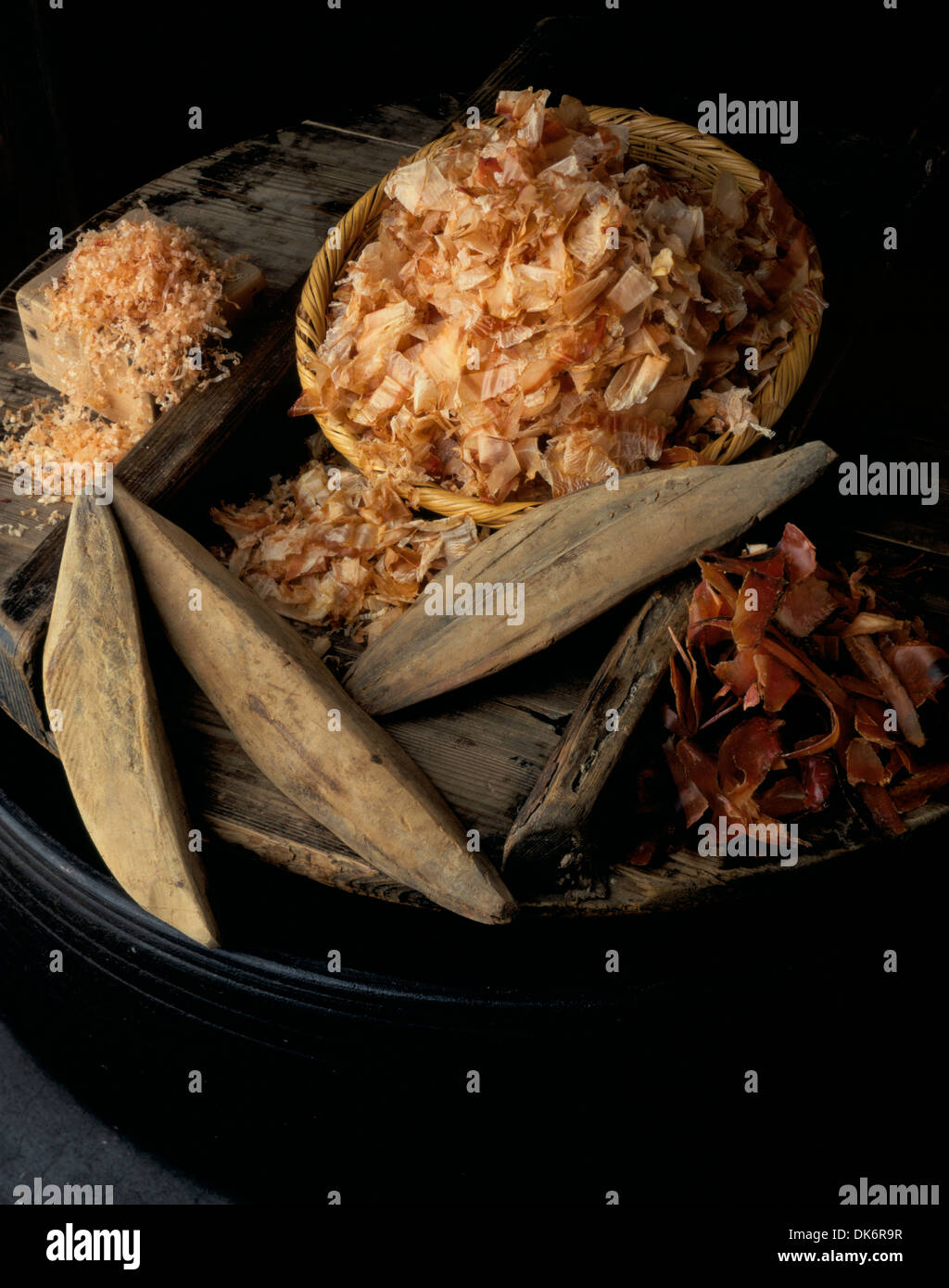 Dried and sliced bonito tuna Stock Photo - Alamy