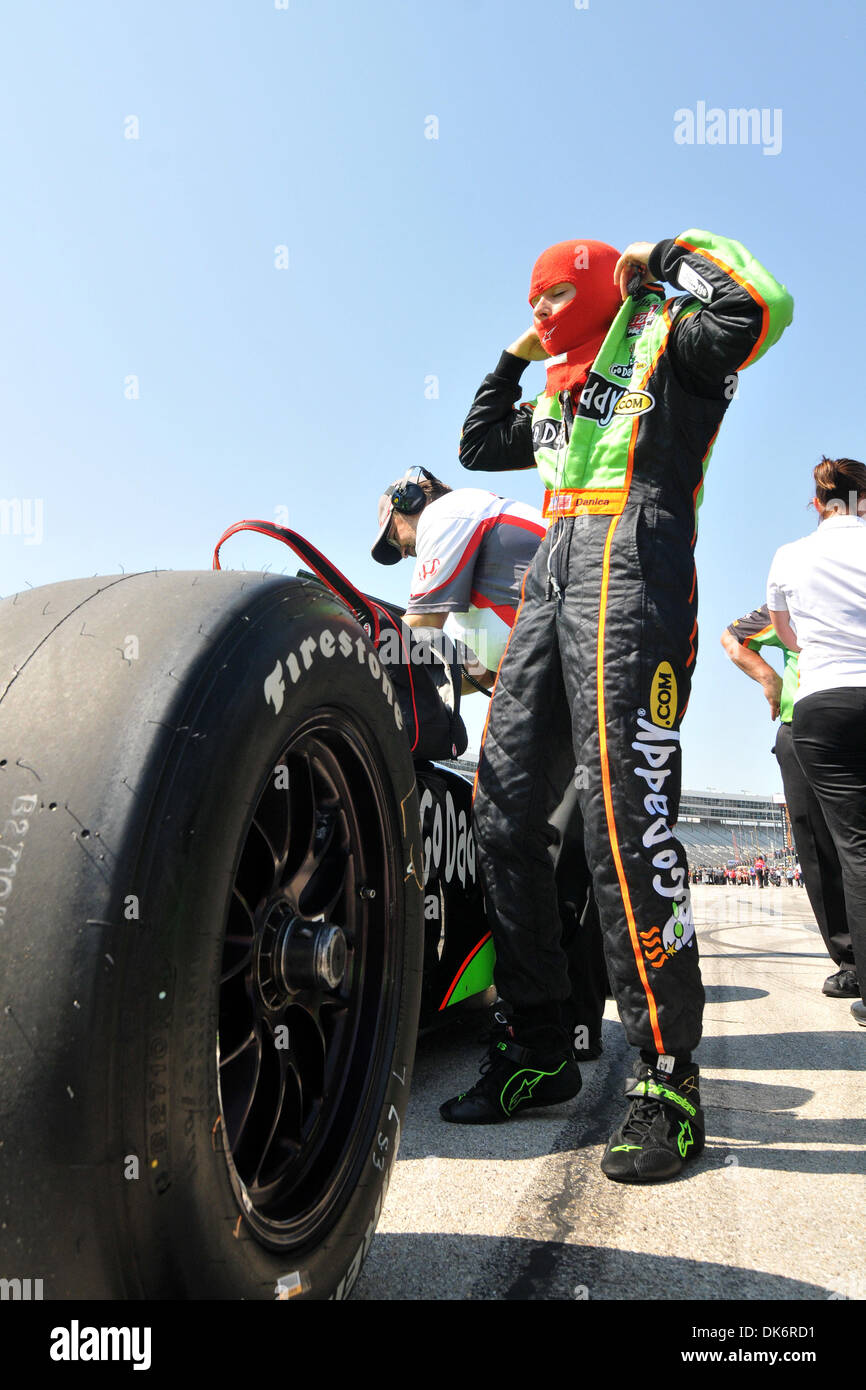 June 10, 2011 - Fort Worth, TX, USA - Danica Patrick (7) GoDaddy.com ...