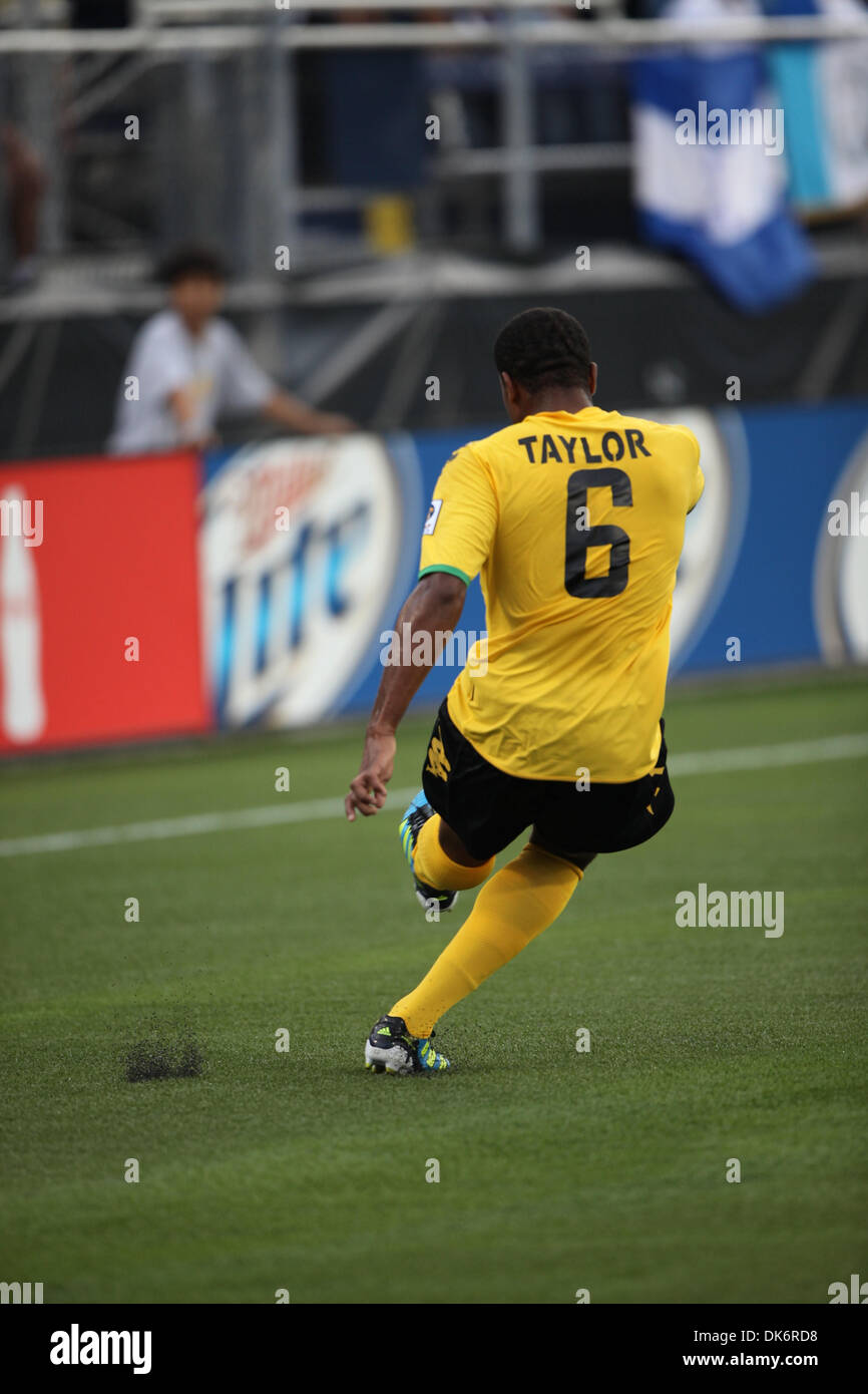 June 10, 2011 - Miami, Florida, U.S - Jamaica defender Jermaine Taylor ...