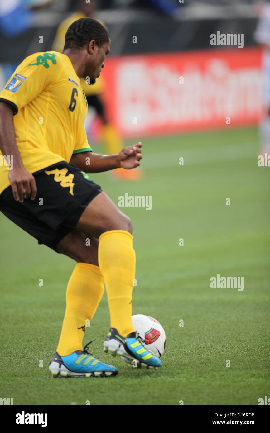 June 10, 2011 - Miami, Florida, U.S - Jamaica defender Jermaine Taylor ...