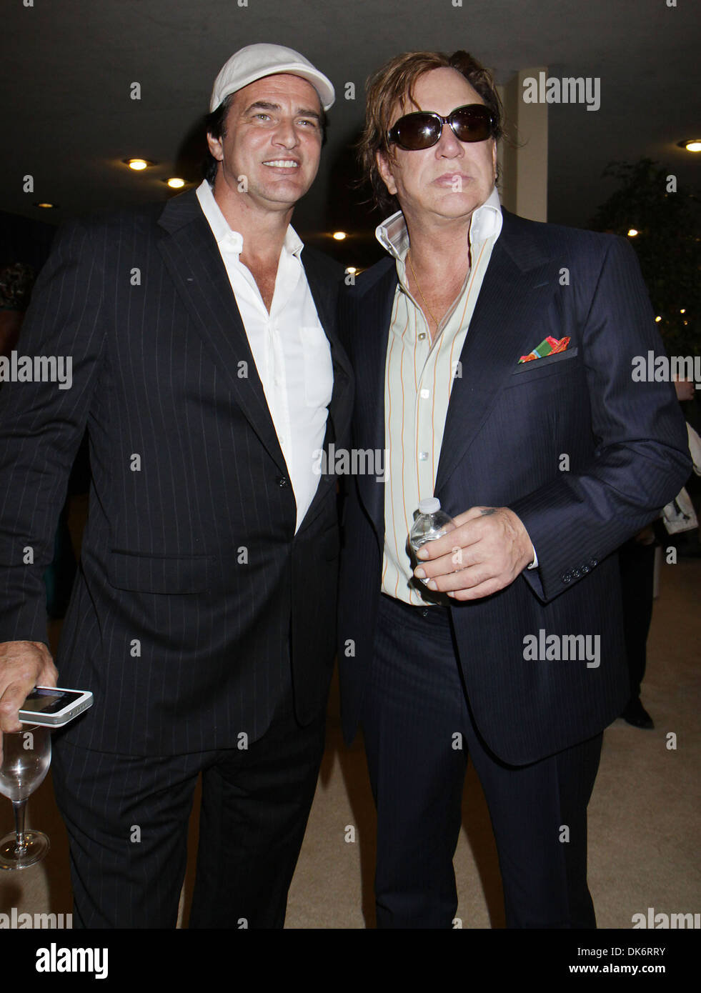 John Enos and Mickey Rourke at 'Black November' premiere at United ...