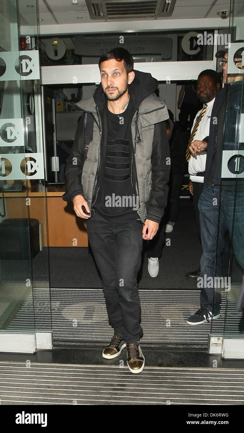 Magician Dynamo (real name Steven Frayne) outside BBC Radio 1 studios ...