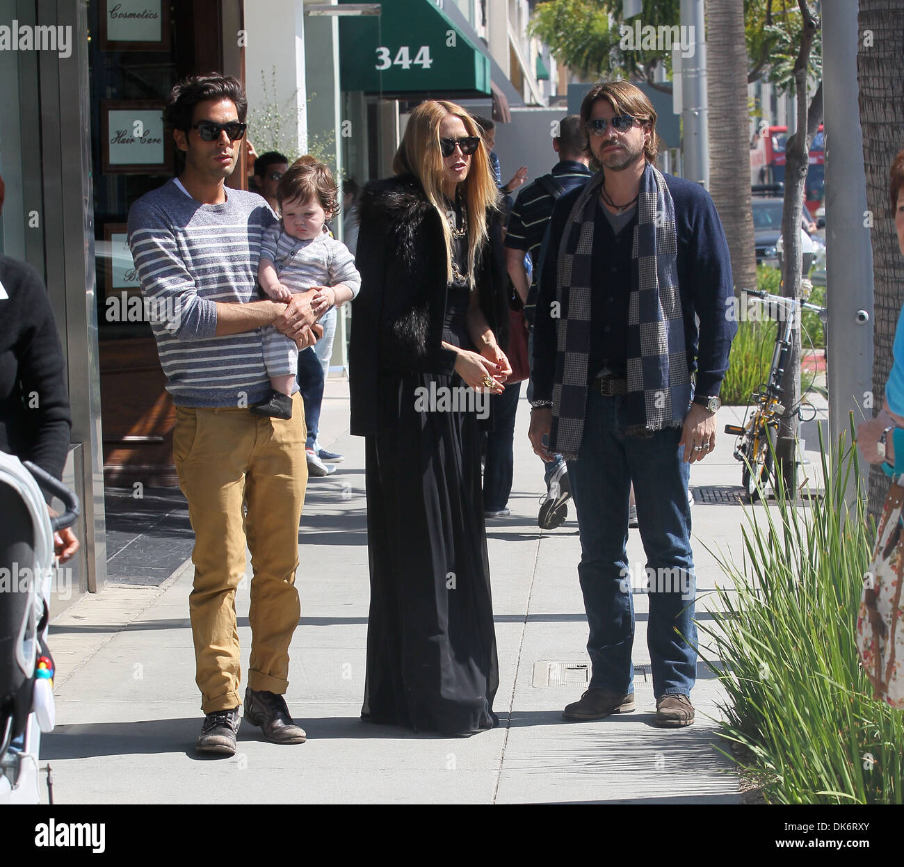 Rachel Zoe, her son Skyler Berman, Rodger Berman, and Joey Maalouf out ...
