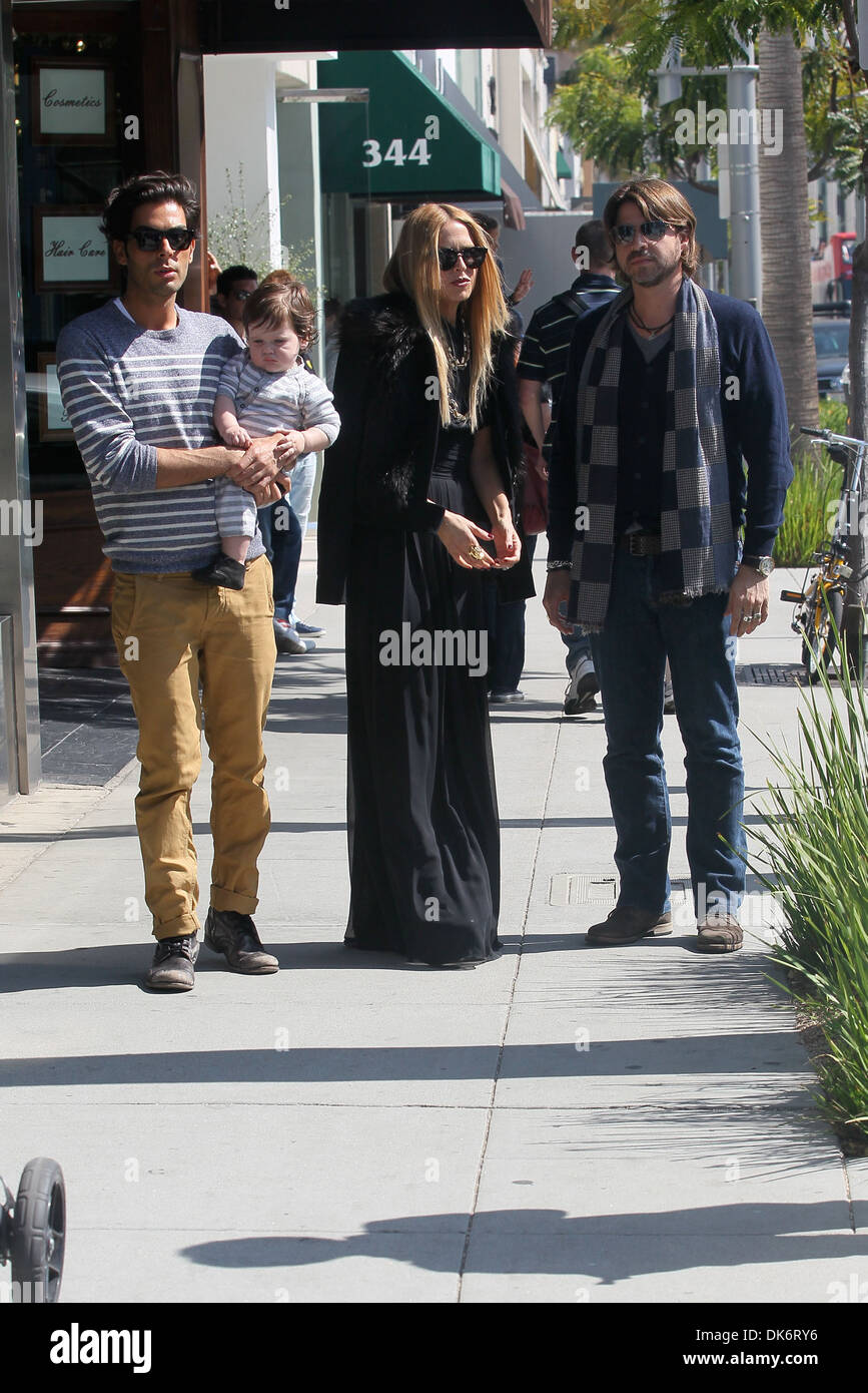 Rachel Zoe, her son Skyler Berman, Rodger Berman, and Joey Maalouf out ...