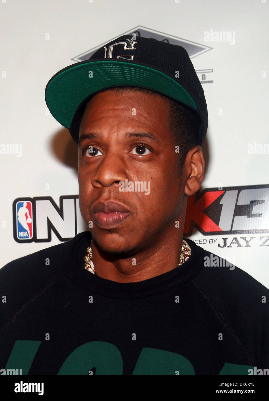 Rapper Jay-Z "NBA 2K13" Launch at 40/40 Club Featuring: Rapper Jay-Z ...