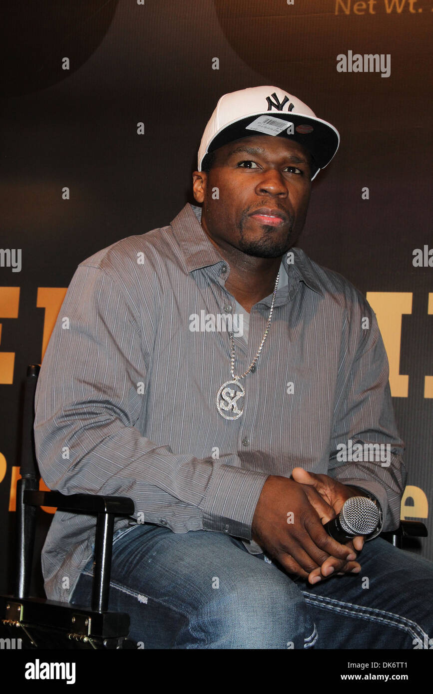 50 Cent - real name Curtis Jackson - Product Launch for 'Street King ...