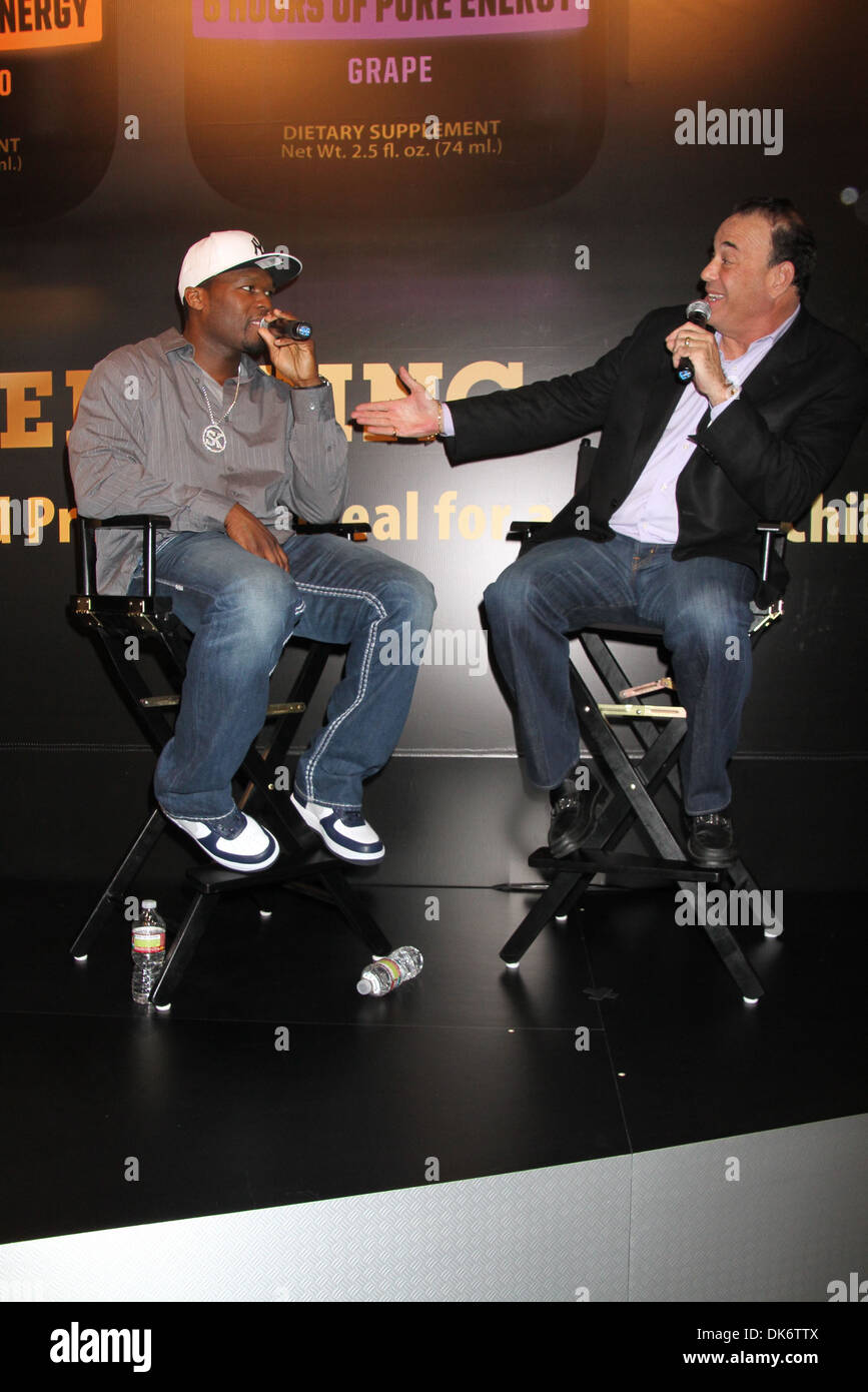 50 Cent - real name Curtis Jackson - Product Launch for 'Street King ...