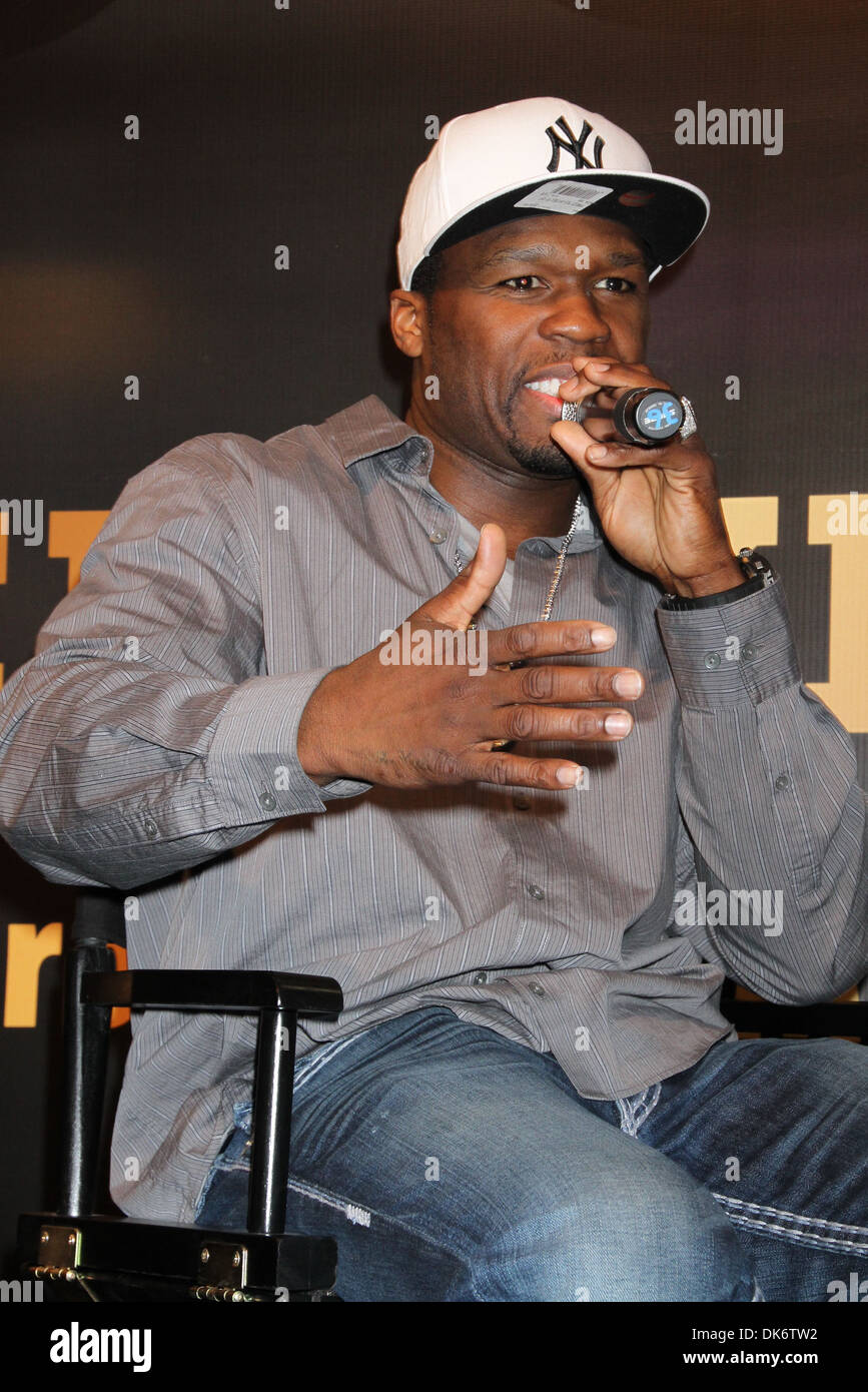 50 Cent - real name Curtis Jackson - Product Launch for 'Street King ...