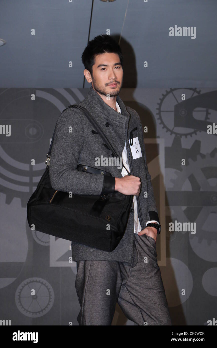 Taipei, Taiwan. 2nd Dec, 2013. Actor Godfrey Gao attends commercial ...