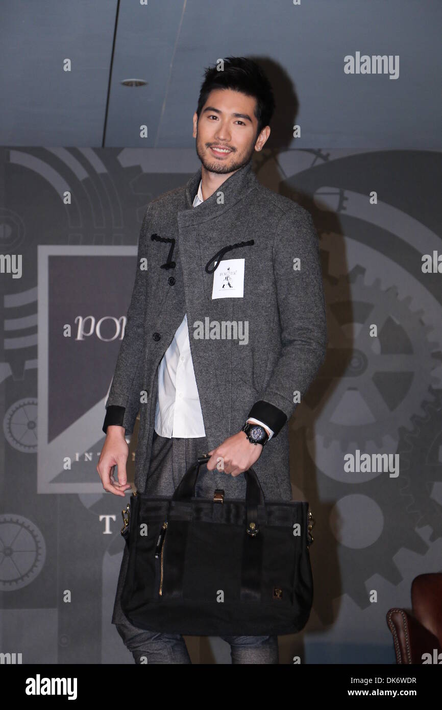 Taipei, Taiwan. 2nd Dec, 2013. Actor Godfrey Gao attends commercial ...
