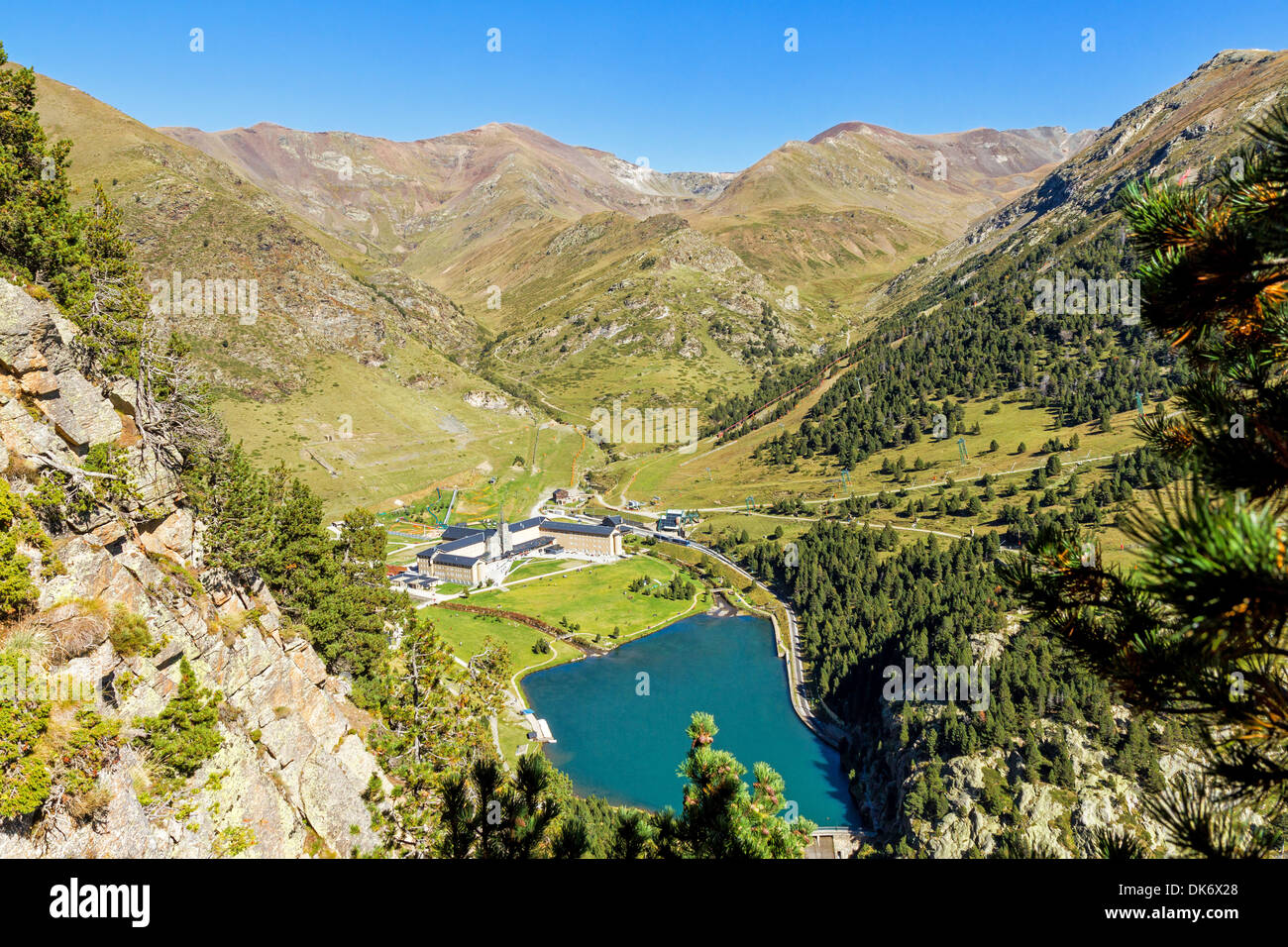 Beautiful mountain peaks in Spain (Pyreness Stock Photo - Alamy