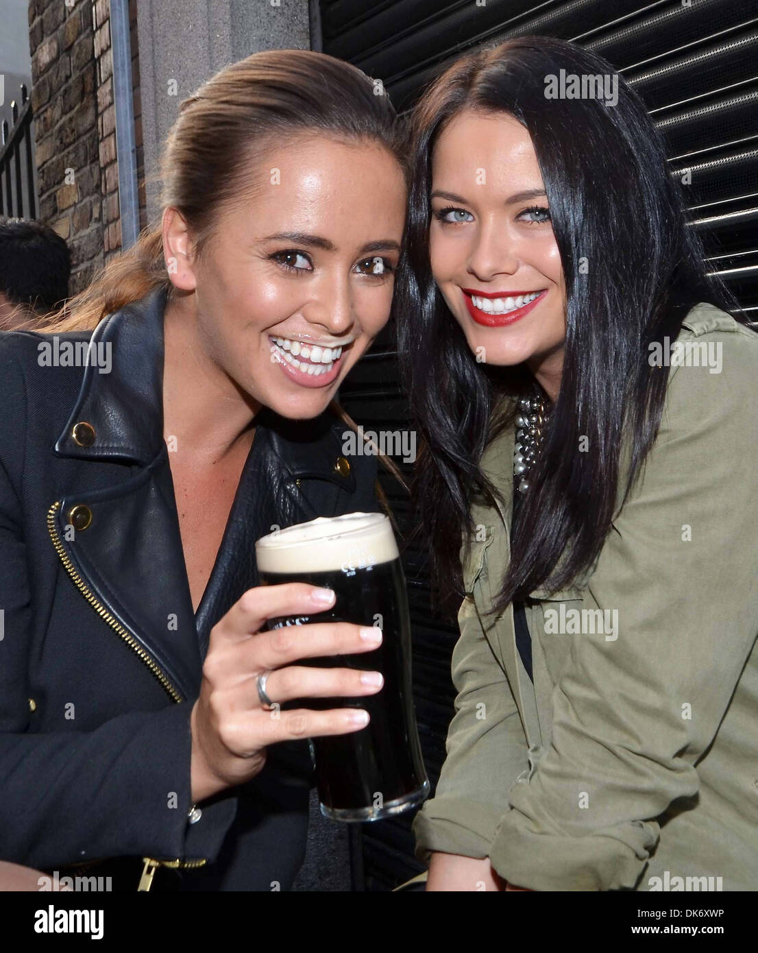 Hayley Ryan and Michele McGrath Arthur's Day 2012 held at Morrison Hotel Dublin Ireland - 27.09. ...