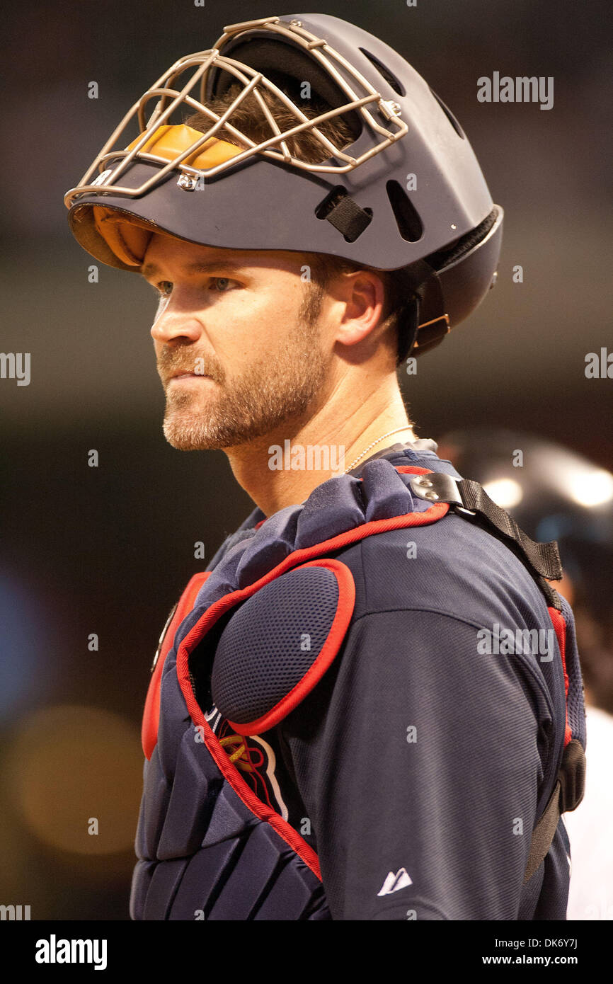 June 10, 2011 - Houston, Texas, U.S - Atlanta Braves C David Ross (8 ...