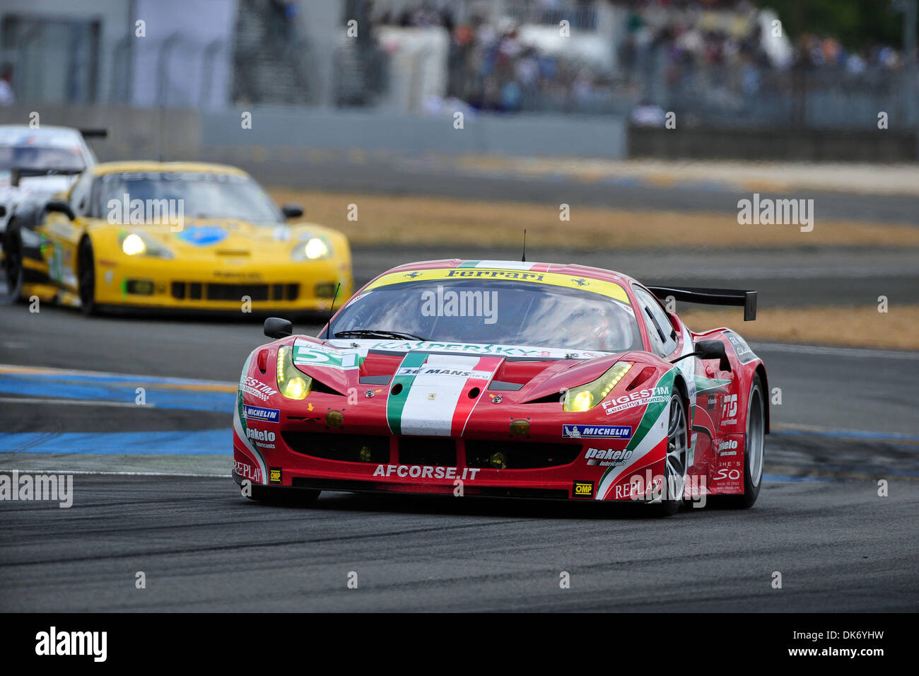 June 11, 2011 - Le Mans, France - AF Corse Ferrari 458 Italia, #51 ...