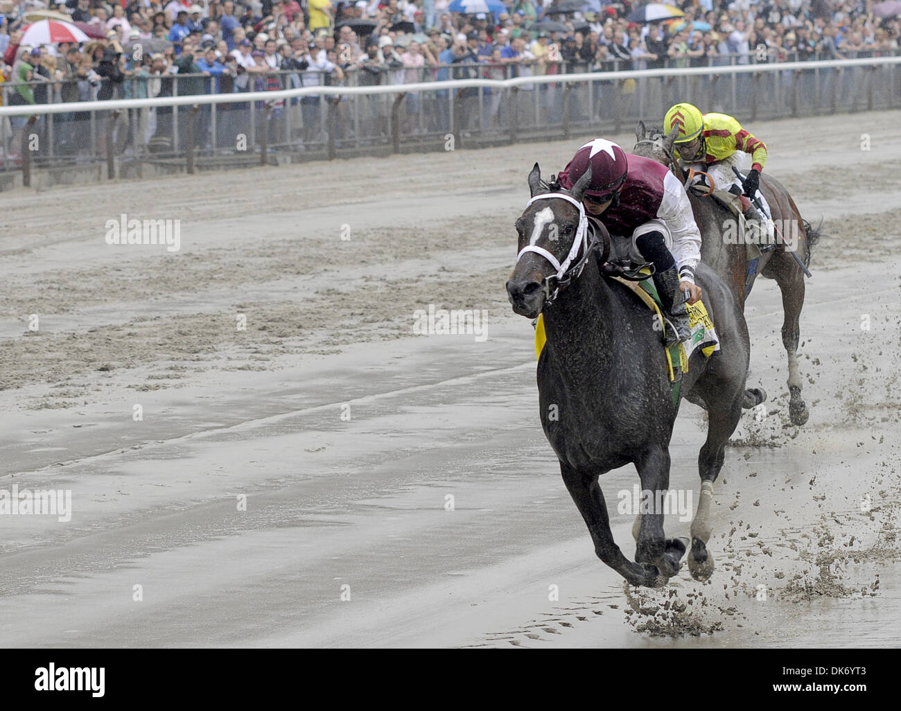 June 11, 2011 - Elmont, New York, U.S. - It's Tricky, ridden by Eddie ...