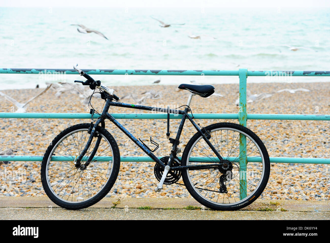 Bike on brighton beach hi-res stock photography and images - Alamy
