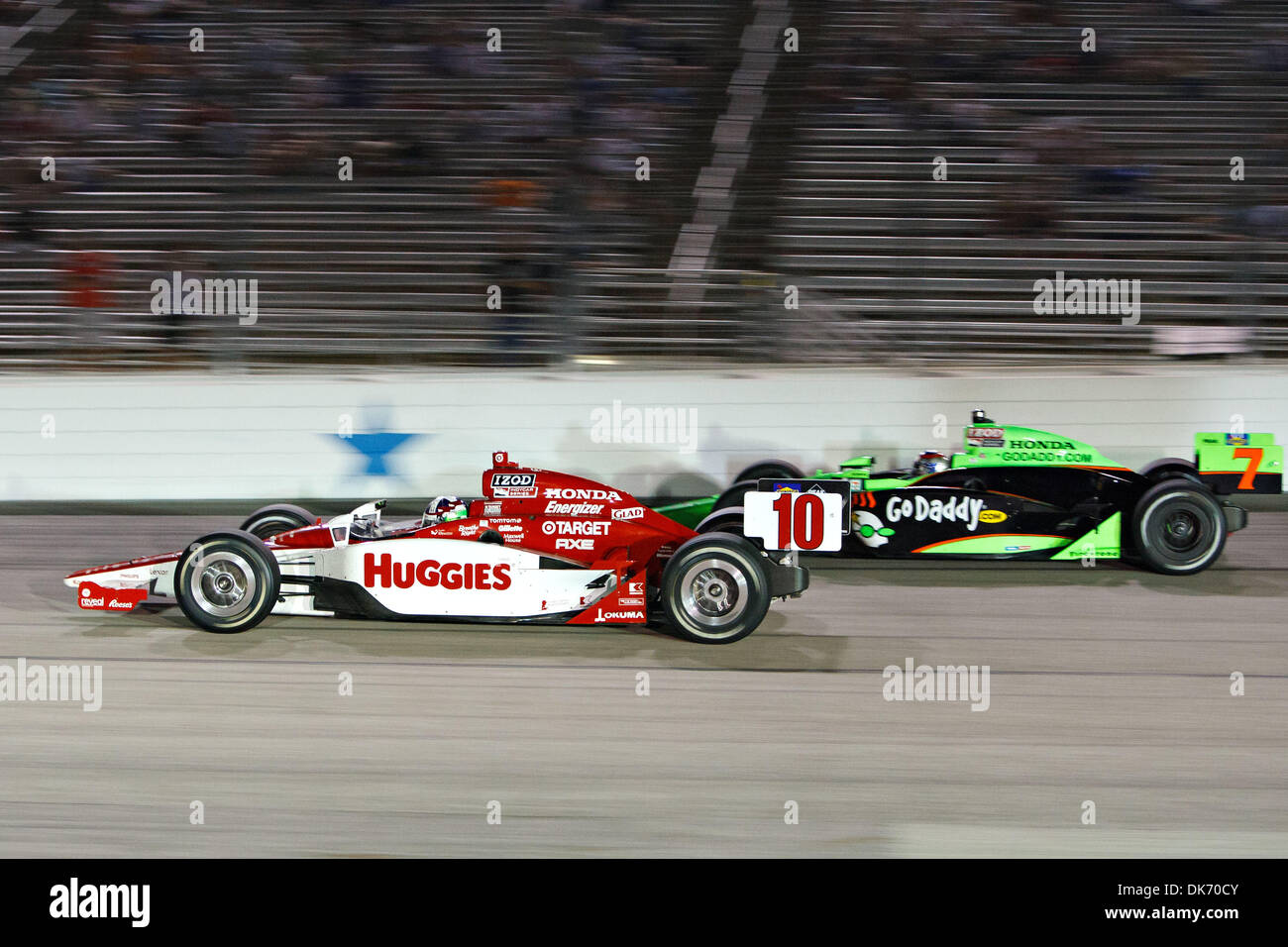 June 11, 2011 - Fort Worth, Texas, US - Danica Patrick (7) Dario ...