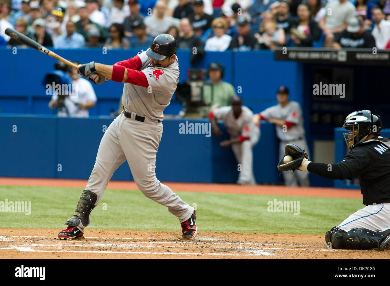 June 11, 2011 - Toronto, Ontario, Canada - Boston Red Sox First baseman ...