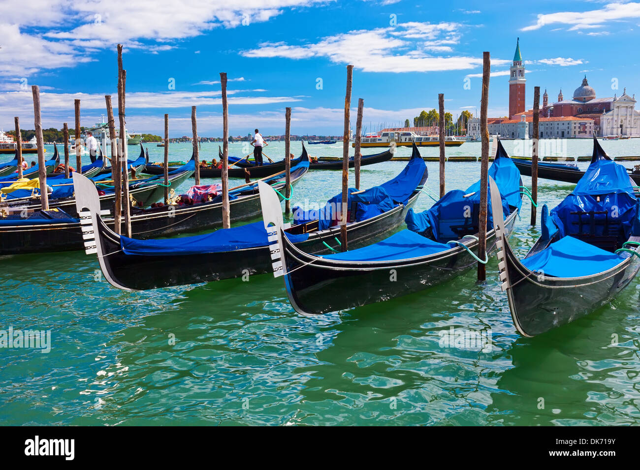 Gondolas in Venice Stock Photo - Alamy