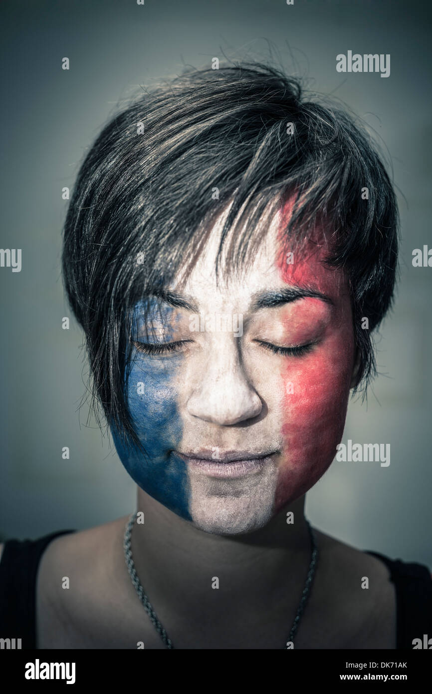 Face paint sport hi-res stock photography and images - Alamy