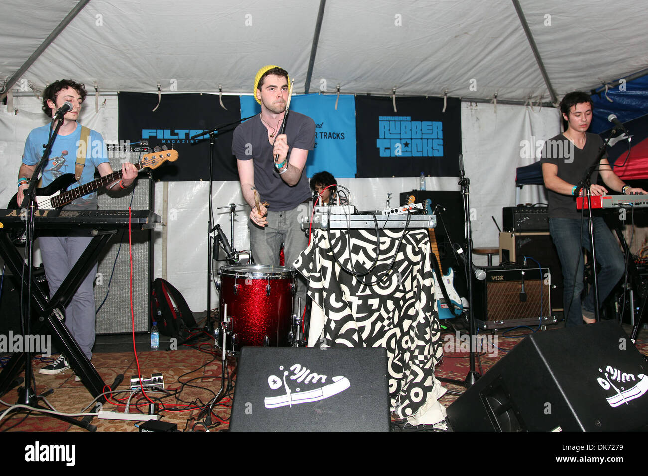 Yawn performs at Filter and Converse Rubber Tracks Showcase during SXSW ...