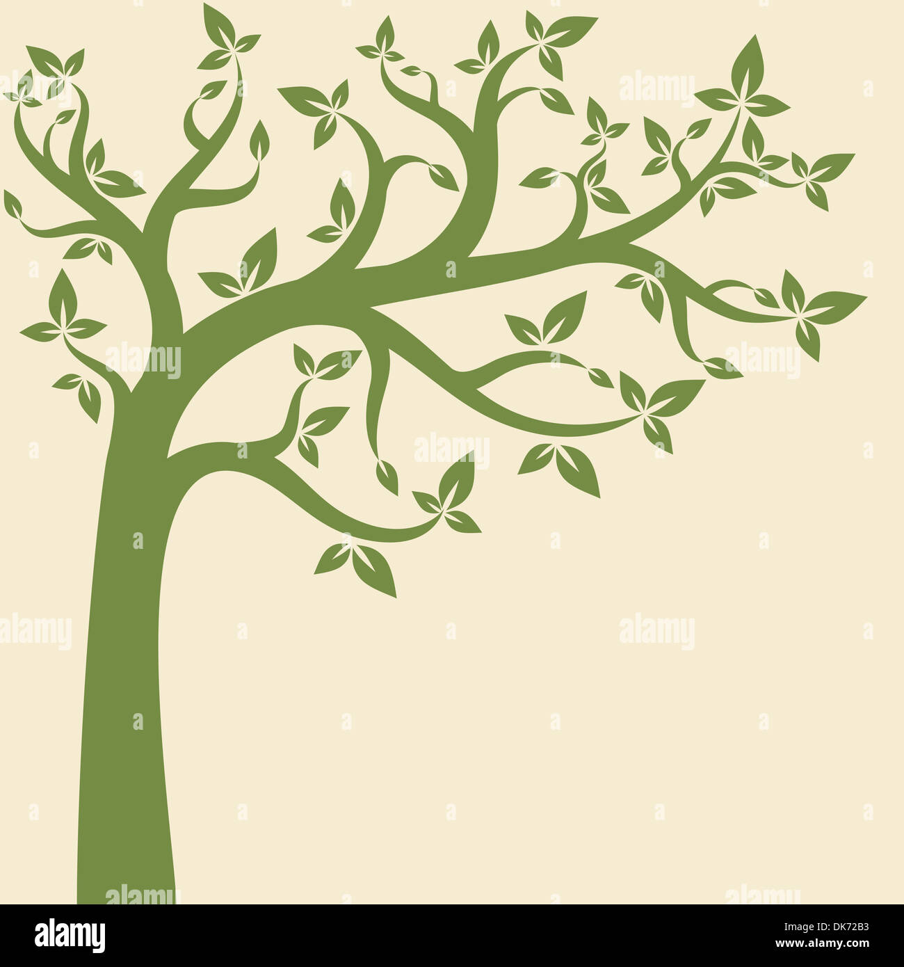 Stylized deciduous trees hi-res stock photography and images - Alamy
