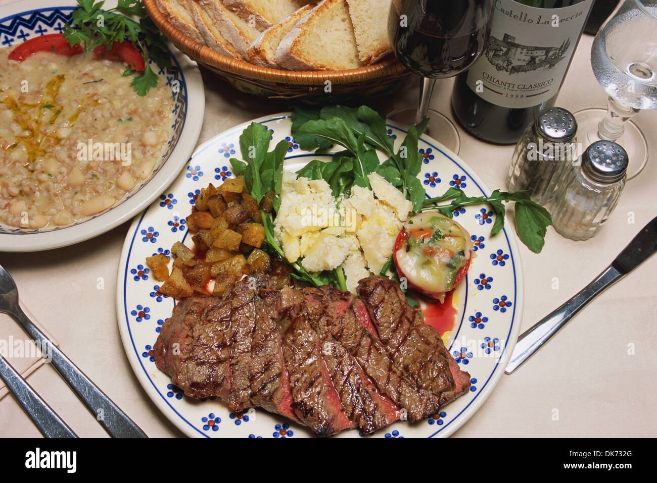 Italian style beef steak Stock Photo - Alamy